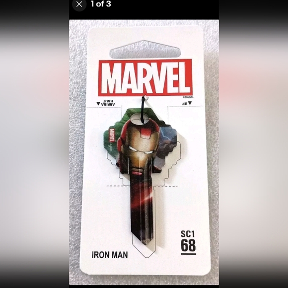 Marvel | Other | Marvel Avengers Iron Man Door Lock Sc 68 Key Blank New ...
